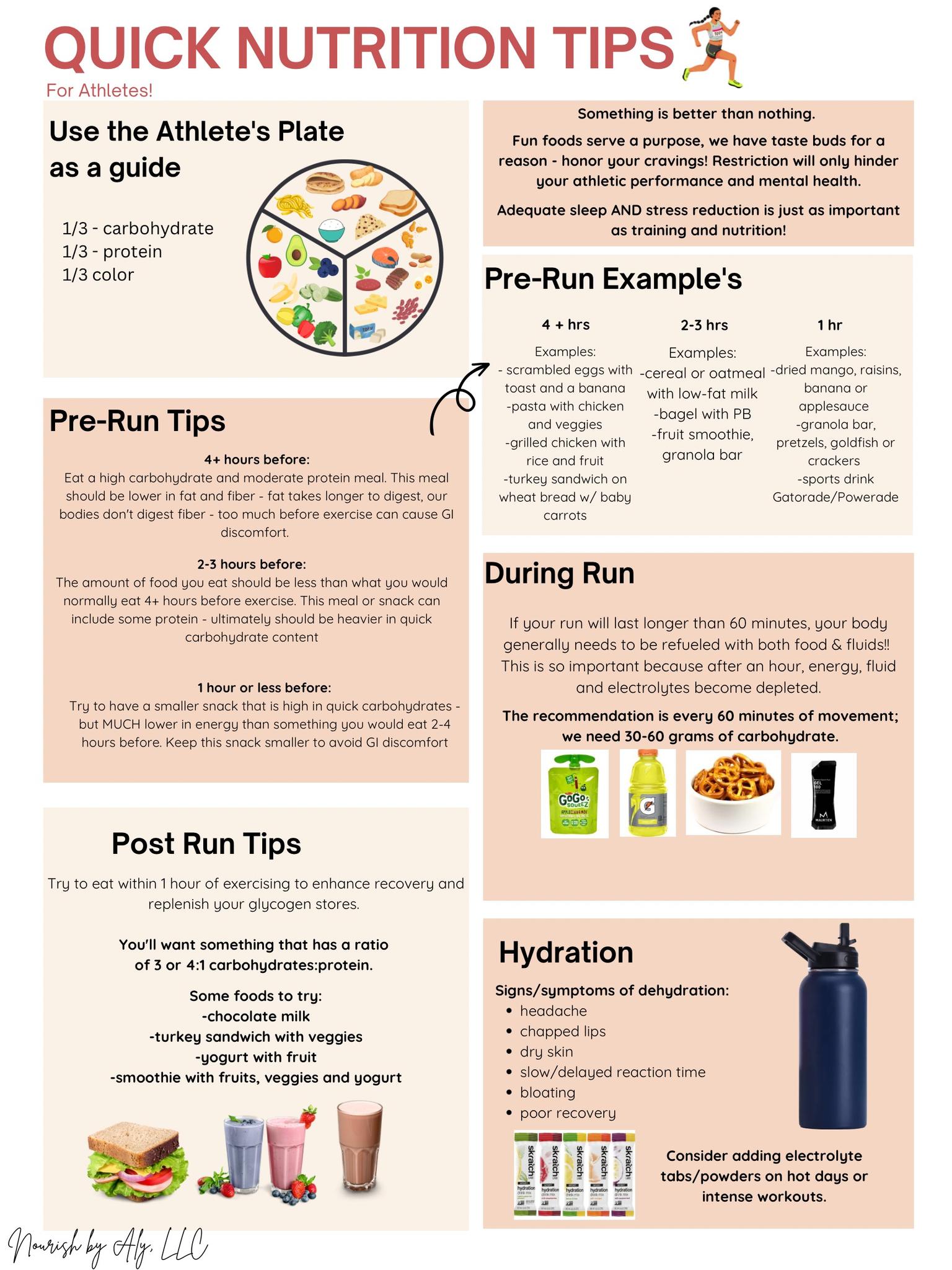 Quick Nutrition Tips for Runners – Highland City Striders