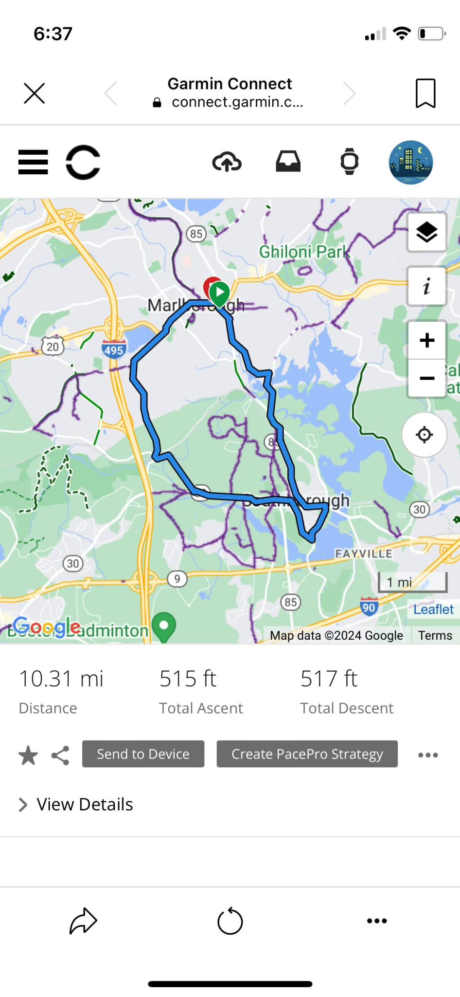 How to add a running course onto your Garmin – Highland City Striders